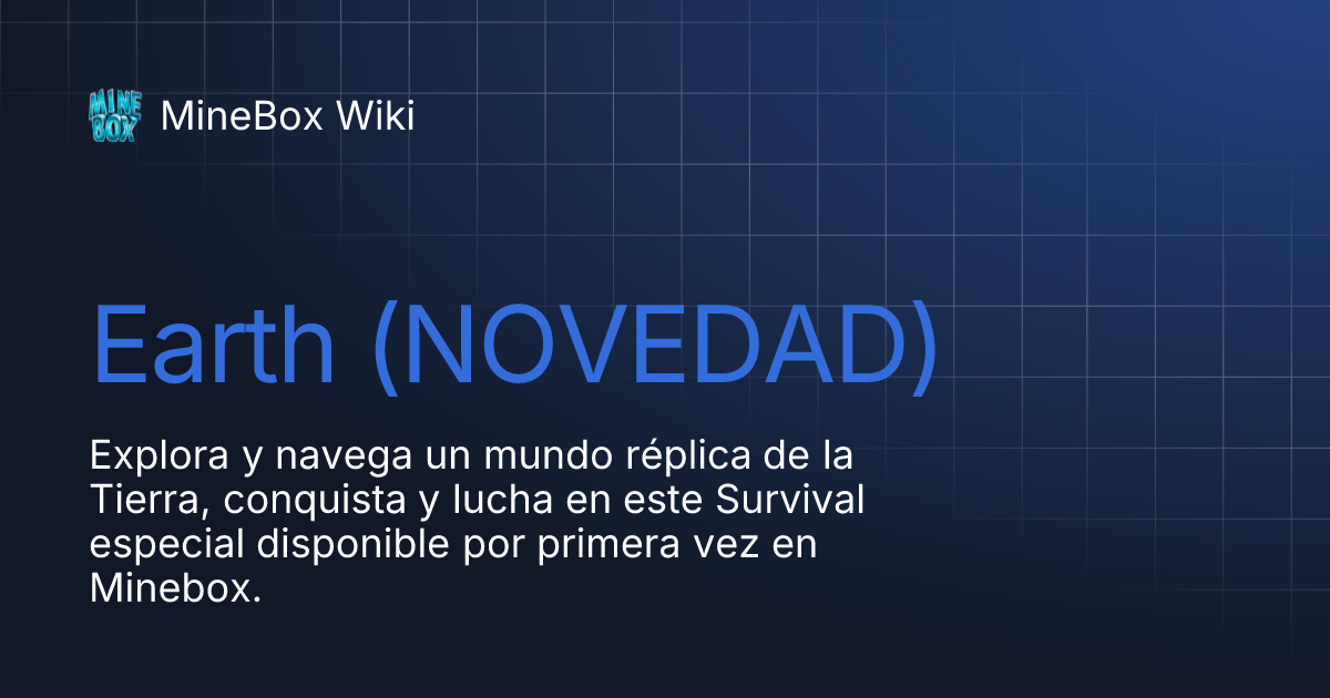 Earth (NOVEDAD) | MineBox Wiki